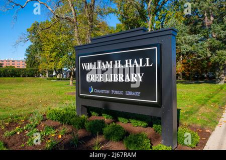 Cranston Public Library William Hall Library at 1825 Broad Street in ...