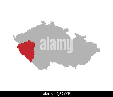 Plzen City (Czech Republic, Czechia) map vector illustration, scribble ...