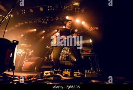 Malmo, Sweden. 28th, April 2022. The Swedish band The Wannadies ...
