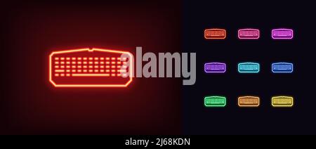Computer keyboard outline Stock Vector Image & Art - Alamy