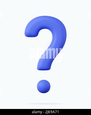 Realistic 3D question mark. Have a question, FAQ and QA. Questions sign, question answer poster ...