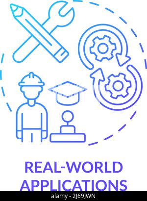 Real world applications concept icon Stock Vector Image & Art - Alamy