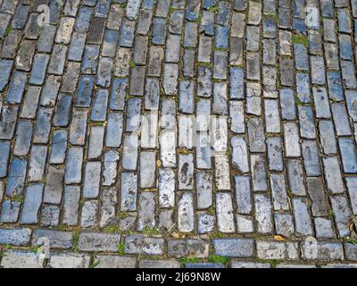 Blue Cobblestone, San Juan, Puerto Rico Stock Photo - Alamy