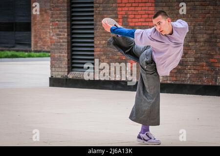 A dancer performs during a photo call for Birmingham Royal Ballet's ...