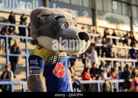 Warrington, UK. 29th Apr, 2022. Joe Bullock #15 of Warrington Wolves ...