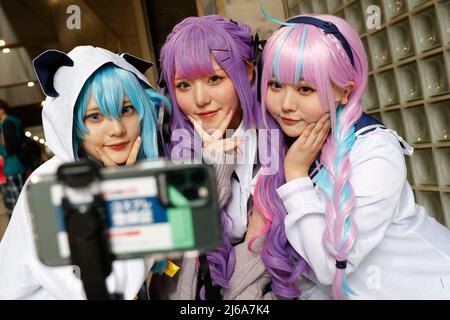 Young japanese girls cosplayer Stock Photo - Alamy
