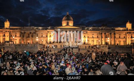 The UK's largest Open Iftar during the Islamic holy month of Ramadan on ...