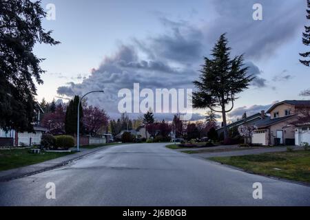 Fraser Heights, Surrey, Greater Vancouver, BC, Canada. Street view in ...