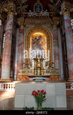 High altar of the Jesuit Church, University Church of the Assumption ...