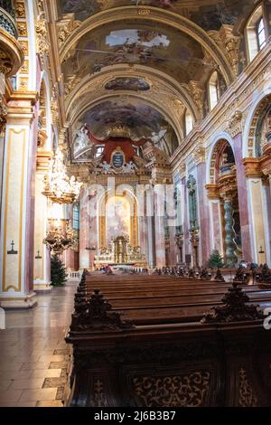 High altar of the Jesuit Church, University Church of the Assumption ...