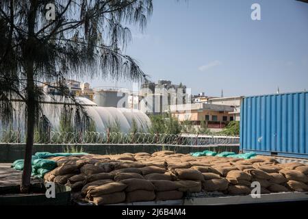 Security in Halane Base Camp, Mogadishu. (Photo by Sally Hayden / SOPA ...