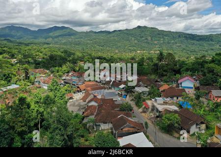 Aerial view of Garut regency, West java, Indonesia Stock Photo - Alamy