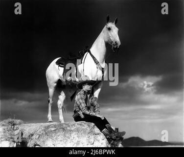 Silent Western Star FRED THOMSON herald from KIT CARSON 1928 with DOROTHY JANIS as Sings-in-the ...