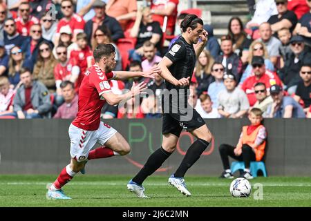 Jacob Greaves #4 of Hull City during the Sky Bet Championship match ...