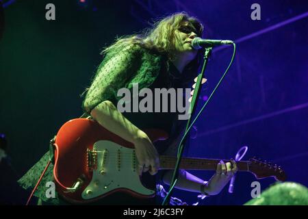 Sian Kelly of Holocene opening for Skunk Anansie at O2 Academy Leeds ...