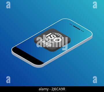 Iso 14000 isometric icon. Environmental Management. Standard quality ...