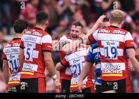 Gloucester, UK. 30th April 2022: Kingsholm Stadium, Gloucester, England ...