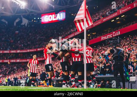 April 3, 2022, Bilbao, Basque Country, Spain: ASIER VILLALIBRE (20) of ...