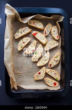 Homemade biscotti cookies Stock Photo - Alamy