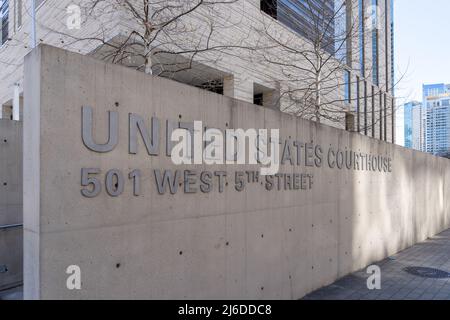 United States Federal Courthouse Austin Texas background Stock Photo ...