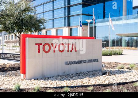 The entrance to Toyota North America HQ in Plano, Texas, USA Stock ...