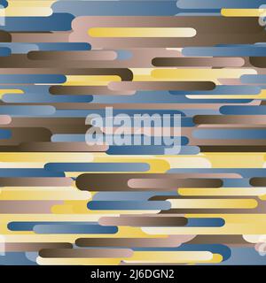 Seamless funky pill shaped gradient lines surface pattern design for ...