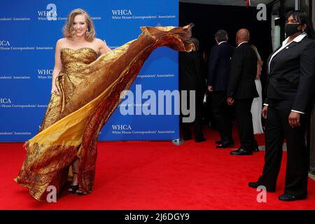Christina Ruffini arrives for the 2022 White House Correspondents ...