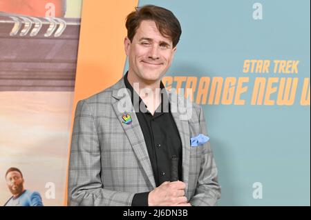 Actor Bruce Horak attends the Star Trek: Strange New Worlds NYC ...