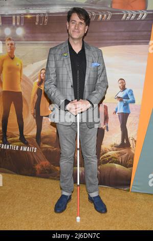 Actor Bruce Horak attends the Star Trek: Strange New Worlds NYC ...