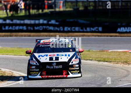 Nick Percat of Mobil 1 NTI Racing during Race Four of the Supercars ...