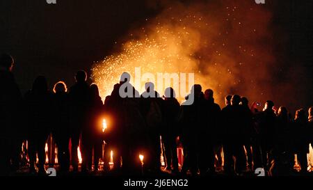 Edinburgh Scotland, UK April 01 2022. Extinction Rebellion protest ...