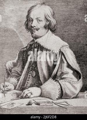 Portrait of Jacques Callot (1592-1635). Museum: MUSEUM PLANTIN-MORETUS ...