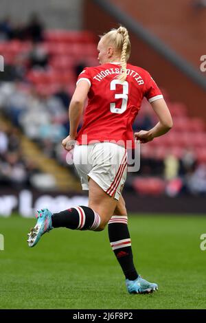 Stock action picture of Maria Thorisdottir of Manchester United Women ...