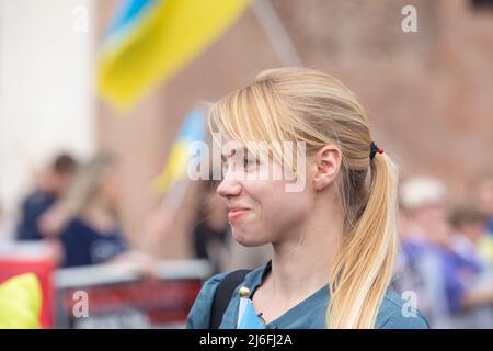 Kateryna Prokopenko, wife of Denis Prokopenko, colonel and commander of ...