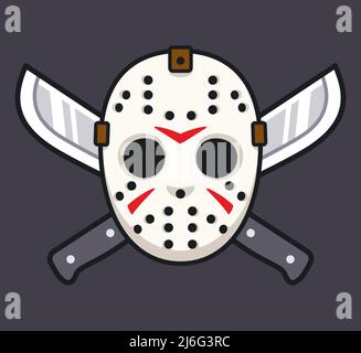 Jason Friday The 13th Mask Vector