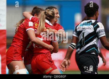 May 1, 2022, LANGFORD, BC, CAN: Canada's Krissy Scurfield tackles New ...