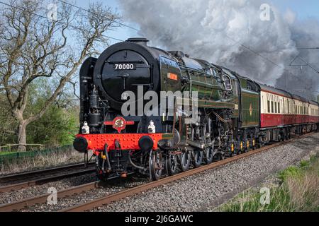 BR Britannia Class Steam locomotive 70001 Lord Hurcomb possibly 1950s ...