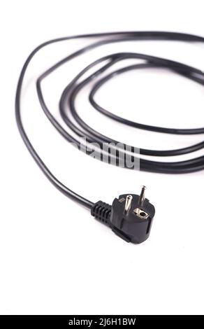 Two EU electric outlet on a modern red wall, flat background and design ...