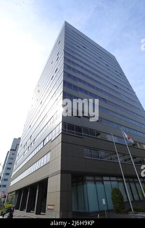 A general view of Osaka Joint Government Building No. 1 in Osaka, Japan ...