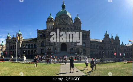 PARLIAMENT HOUSE OF VICTORIA ISLAND, BC, CANADA Stock Photo - Alamy
