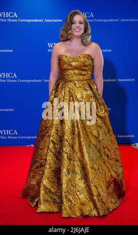 Christina Ruffini arrives for the 2022 White House Correspondents ...