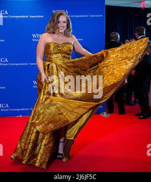 Christina Ruffini arrives for the 2022 White House Correspondents ...