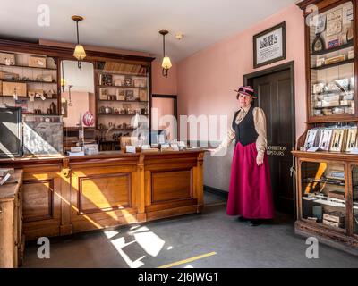 Victoria Reign (Victorian Era) post office box in village, Cheshire ...