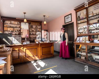 Victoria Reign (Victorian Era) post office box in village, Cheshire ...