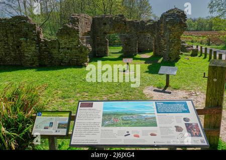 Roman Bath ruins at Ravenglass, Lake District, Cumbria Stock Photo - Alamy