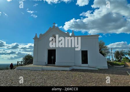 Church of the Castle of Aljustrel. Alentejo, Portugal Stock Photo - Alamy