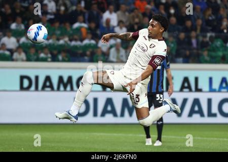Ederson of Atalanta BC scores the goal 2-1 in the 33th minute during ...