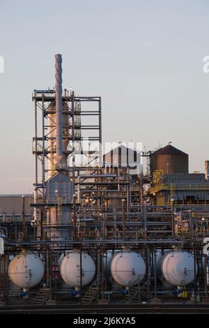 Oil and gas refinery, Montreal East, Quebec, Canada Stock Photo - Alamy