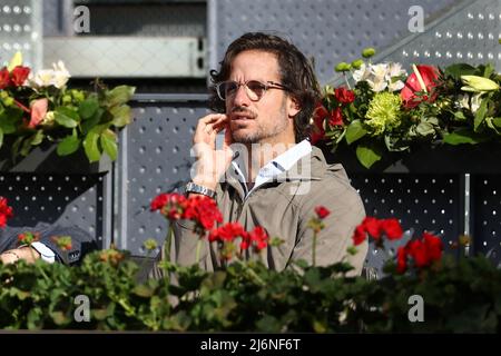 Rafael Nadal is seen during a practice session at Rod Laver Arena in ...