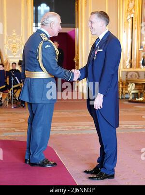 Mr. Stephen Parry from Manchester is made an MBE (Member of the Order ...